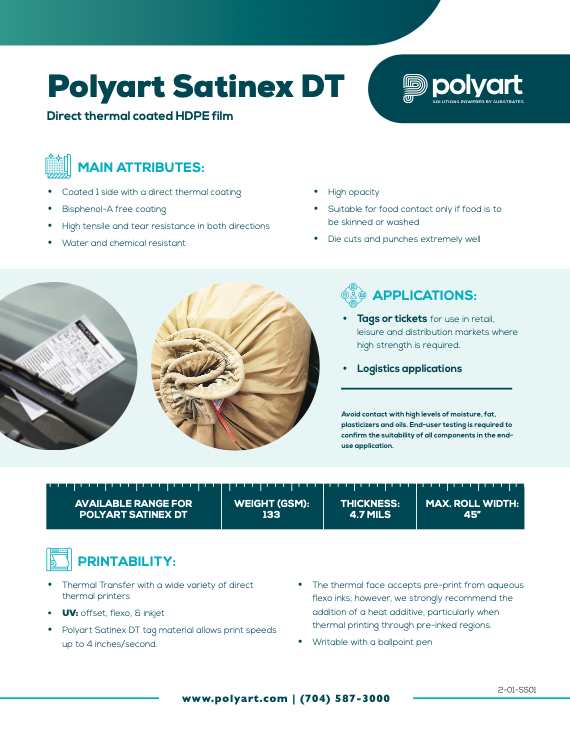 Product Information Sheets - Polyart USA