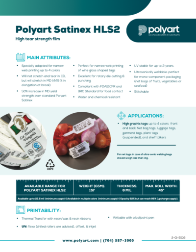 Product Information Sheets - Polyart USA