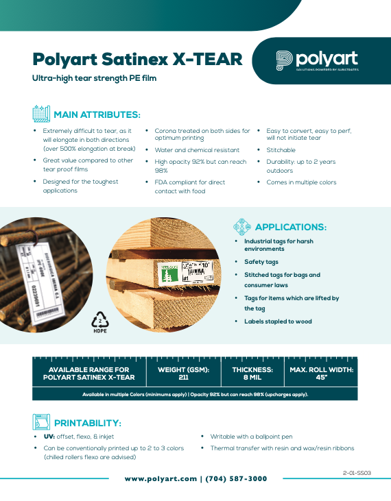 Product Information Sheets - Polyart USA